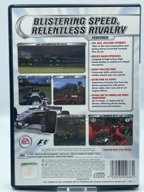 EA Sports F1 2001 PS2